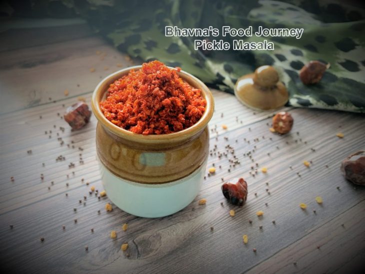 Dry Pickle Masala (Video Recipe) – Bhavna's Food Journey