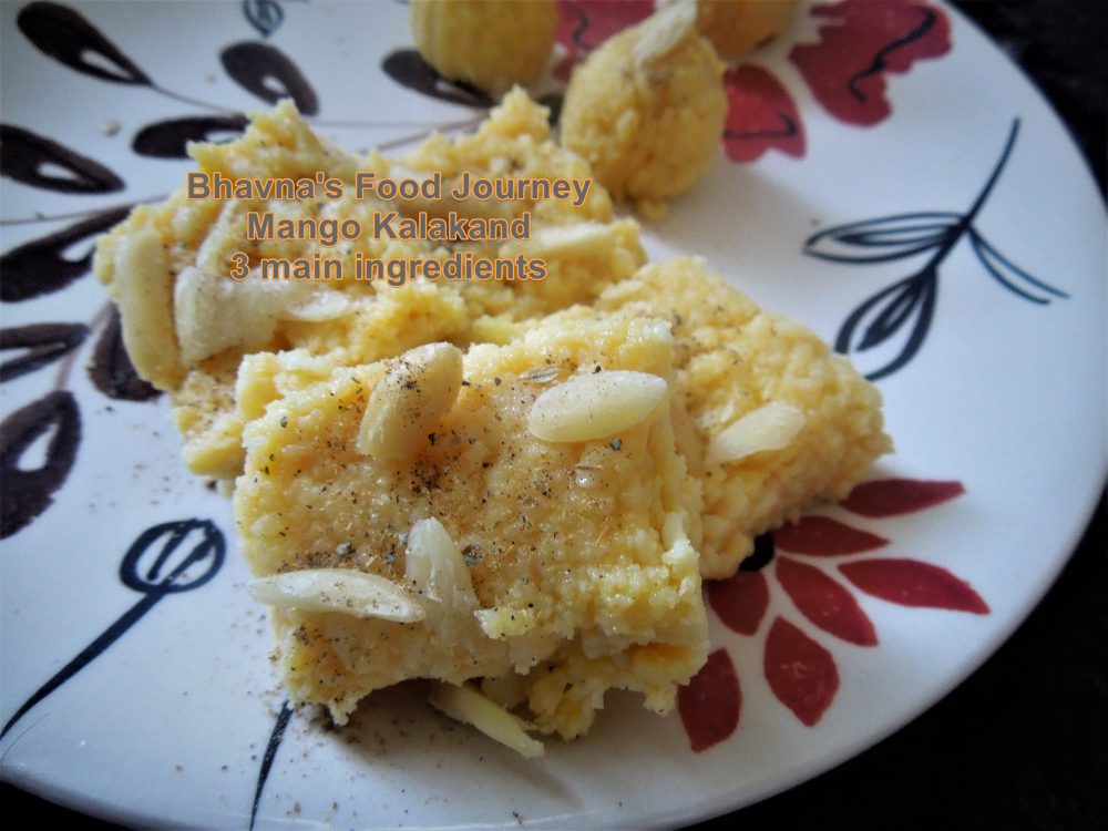 Mango Kalakand – Bhavna's Food Journey