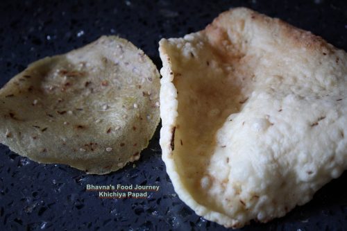 Khichiya Papad – Bhavna's Food Journey