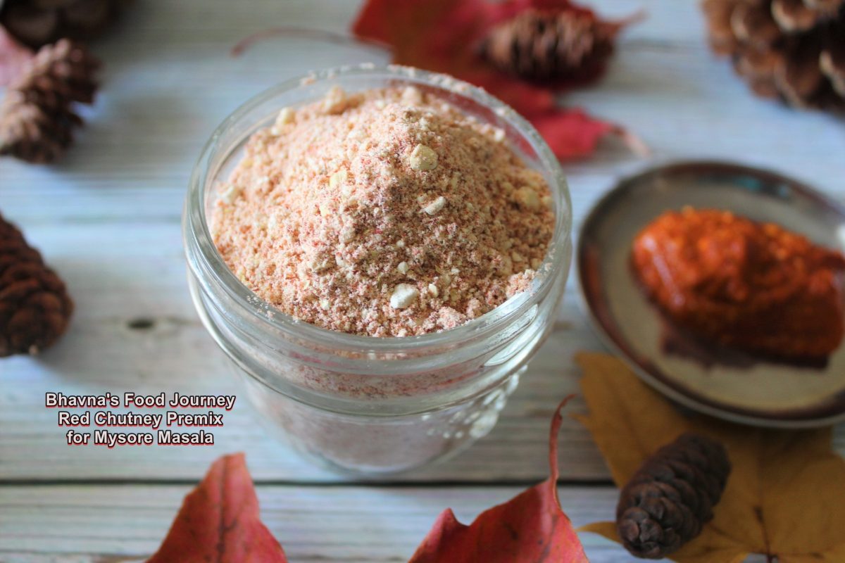 Red Chutney Premix for Mysore Masala – Bhavna's Food Journey