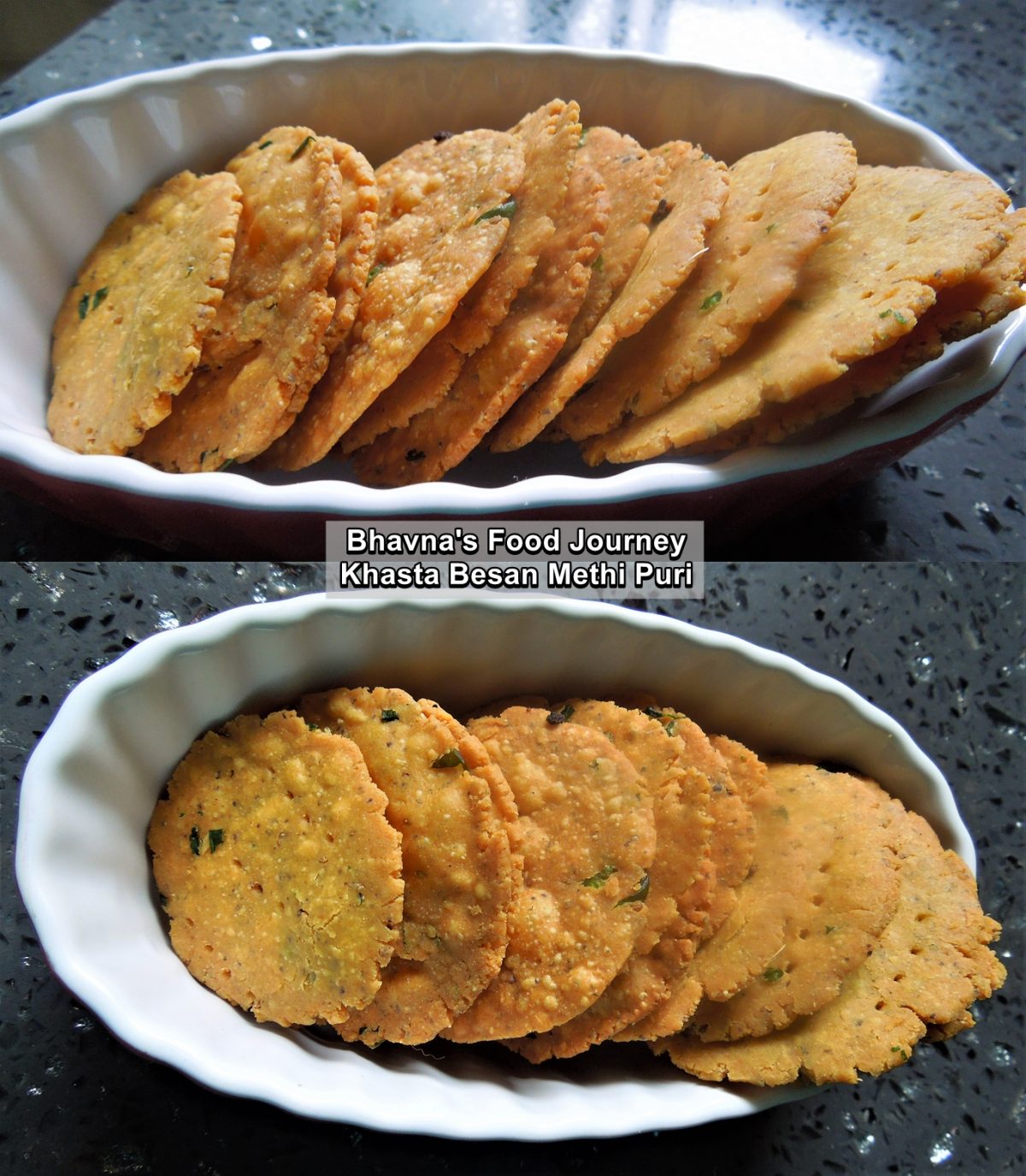 Khasta Besan Methi Puri – Bhavna's Food Journey