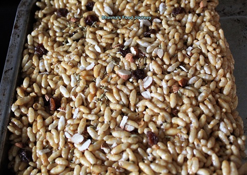Mamra Chikki (Puffed Rice Granola Bar) – Bhavna's Food Journey