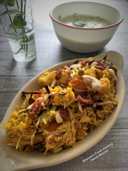 Handi Biryani Without Oil – Bhavna's Food Journey