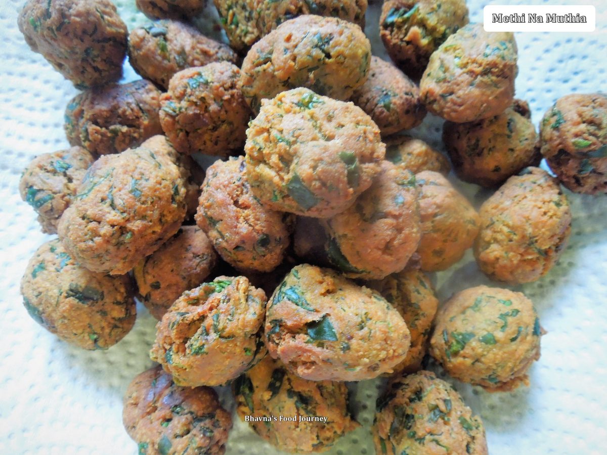 Methi Na Muthia (Dry) – Bhavna's Food Journey