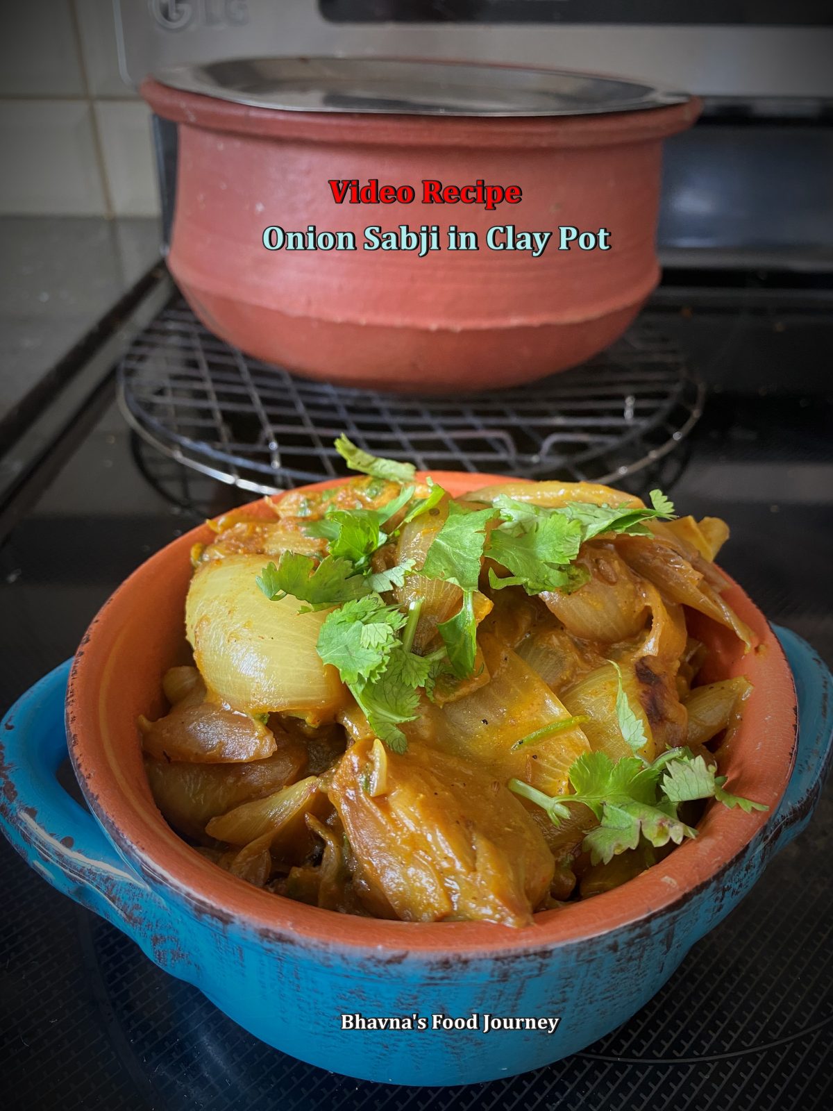 Onion Sabji in Clay Pot – Video Recipe – Bhavna's Food Journey